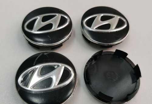 4шт Hyundai 58/54мм колпаки для литых дисков