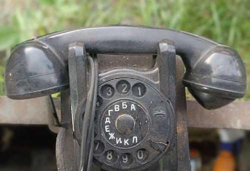 Телефон СССР карболитовый