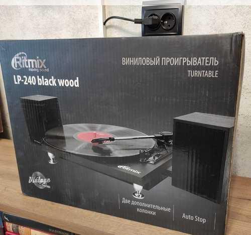 Виниловый проигрыватель ritmix lp-240