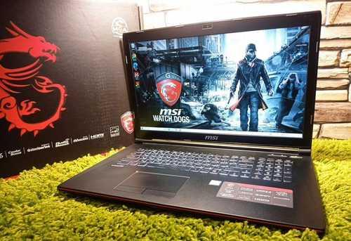 17" Игровой ноутбук MSI Core i7 8Gb SSD+HDD GTX960