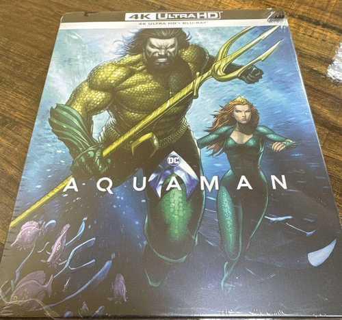 Blu-ray фильм Aquaman Steelbook 4K UHD