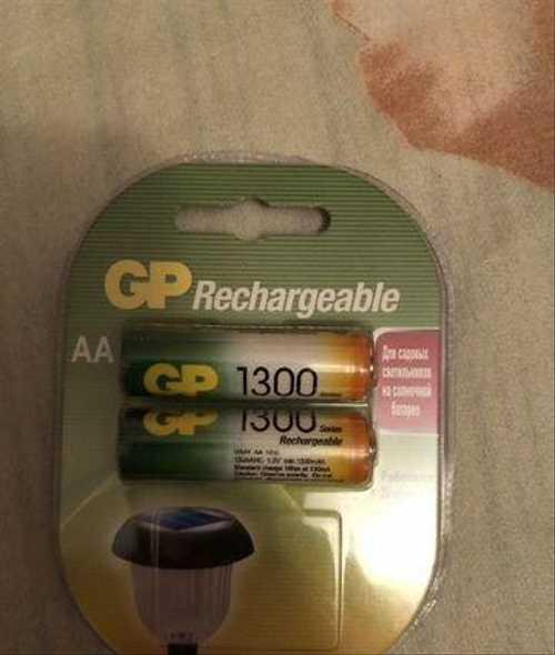 Аккумулятор GP, Ni-Mh, тип AA, 1300 mAh