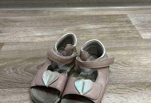 Детские сандали для девочки, размер 25