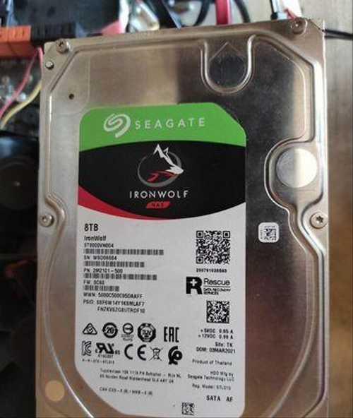 HDD Жесткий диск Seagate IronWolf 8TB