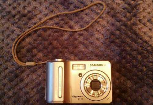 Компактный фотоаппарат Samsung Digimax D53
