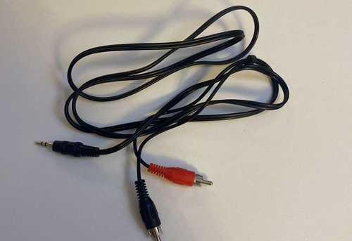 Аудио кабель Jack 3,5 mm - тюльпаны