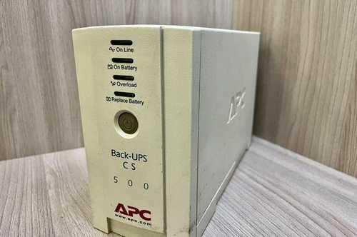 Ибп APC BK500-RS Back-UPS CS 500VA (живой аккум)