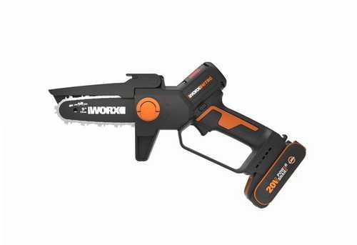 Пила цепная аккумуляторная бесщёточная worx WG325E