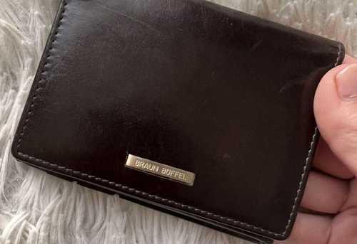 Визитница натуральная кожа Braun Buffel