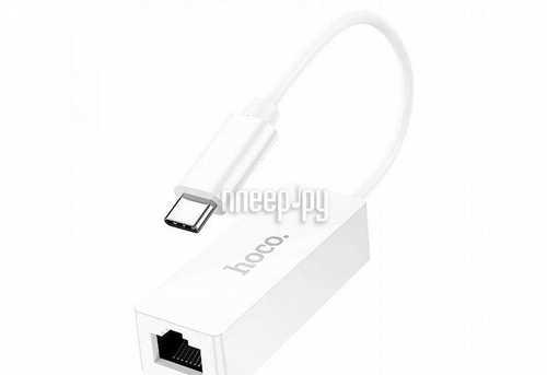 Hoco UA22 OTG Type-C - Ethernet RJ45 White 693