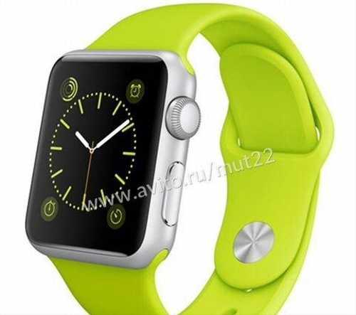 Часы-телефон Smart watch A1, ремешок apple зелёный