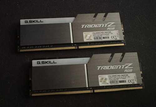 Оперативная память ddr4 16gb gskill tridentZ rgb