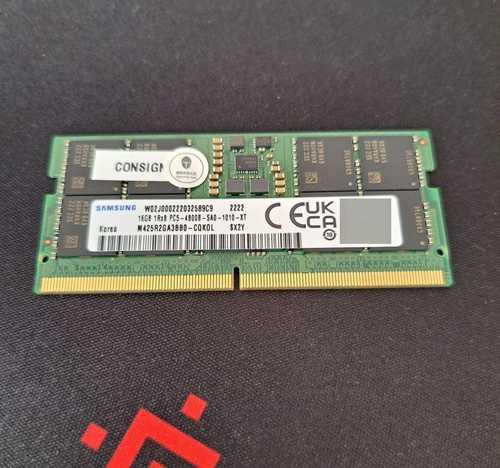 Оперативная память Samsung ddr5 16gb