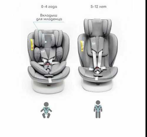 Автокресло детское amarobaby champion, Isofix