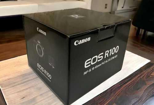 Canon EOS R100 RF-S 18-45mm IS STM Kit новый