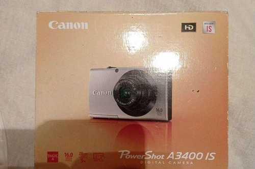Фотоаппарат canon PowerShot a3400 is