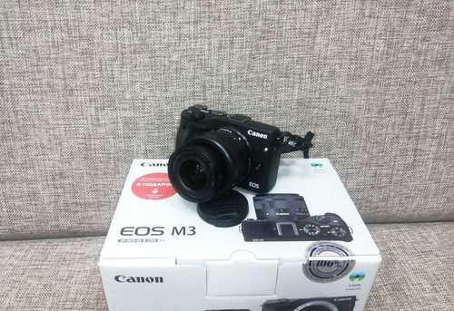 Фотоаппарат canon eos m3 с комплектом