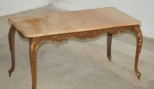 Винтажный столик. Мрамор. Бронза. Луи XVI