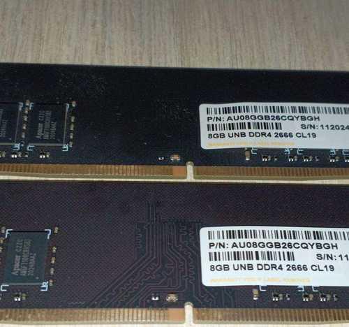 Оперативная память ddr4 16gb 2666 Apacer