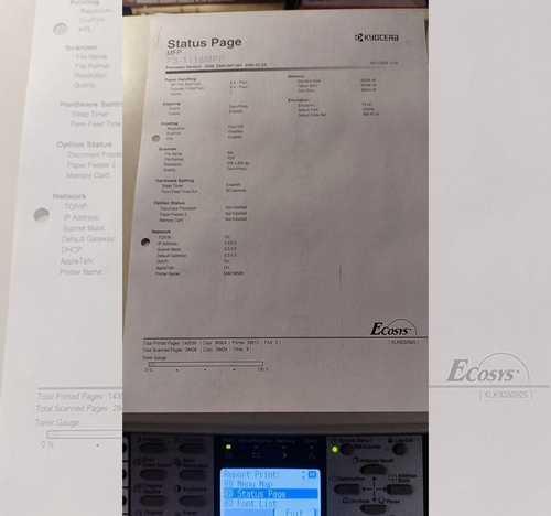 Лазерный принтер Kyocera FS 1118 сканер копир