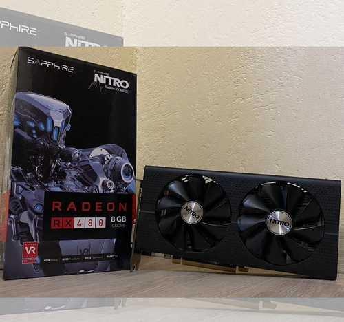 Видеокарта Sapphire RX480 8Gb Nitro+