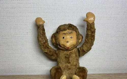 Игрушка обезьяна обезьянка пресс опилки папье-маше
