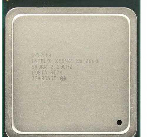 Процессор Intel Xeon Е5-2660 (2011, 2200мгц - 3000мгц, 8с/16t)