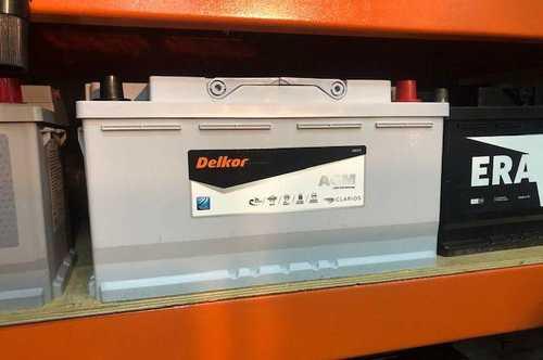 Аккумулятор Delkor AGM 95Ач обрат. пол.LN5/H8