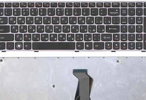 Клавиатура для ноутбука Lenovo B570 V575 Z570 сер