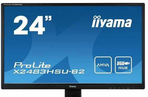 23.8 Монитор Iiyama ProLite X2483HSU-B2, 1920x1080