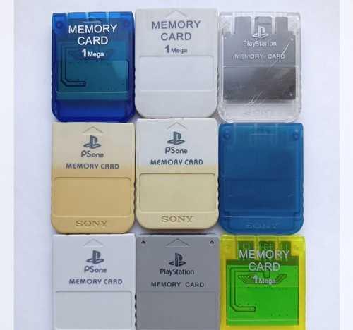 Карты Памяти для Sony PlayStation 1 Memory Card