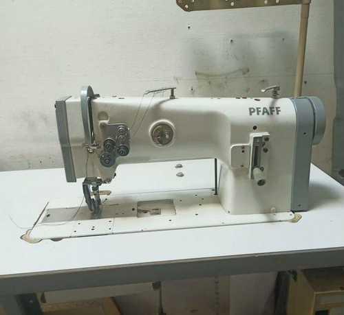 Двухигольная промышленная швейная машина pfaff 244