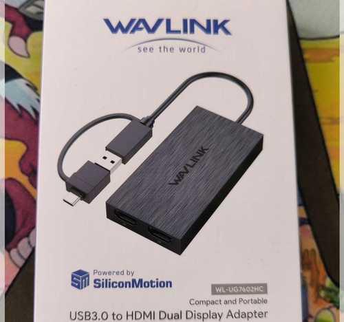 Wavlink WL-UG7602HC - USB to hdmi адаптер