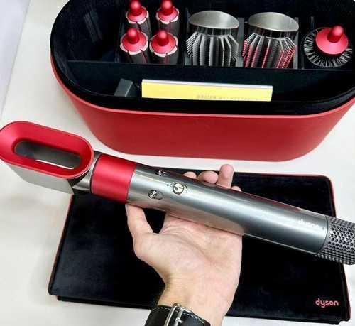 Стайлер Dyson Airwrap HS01 Gift Edition Nickel/Red