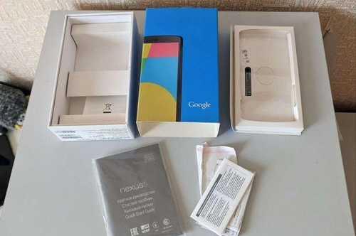 Коробка Google Nexus 5