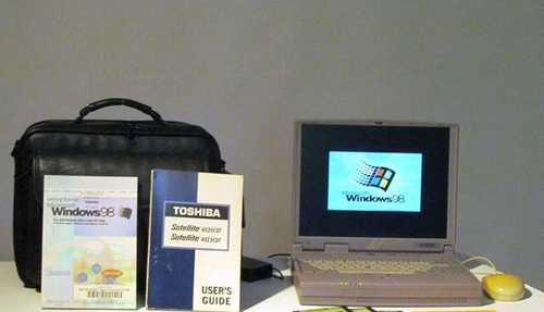Ретро ноутбук Toshiba 4020CDT Pentium-2 Yamaha OPL