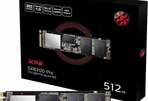 512 гб SSD M.2 накопитель adata XPG SX8200 Pro