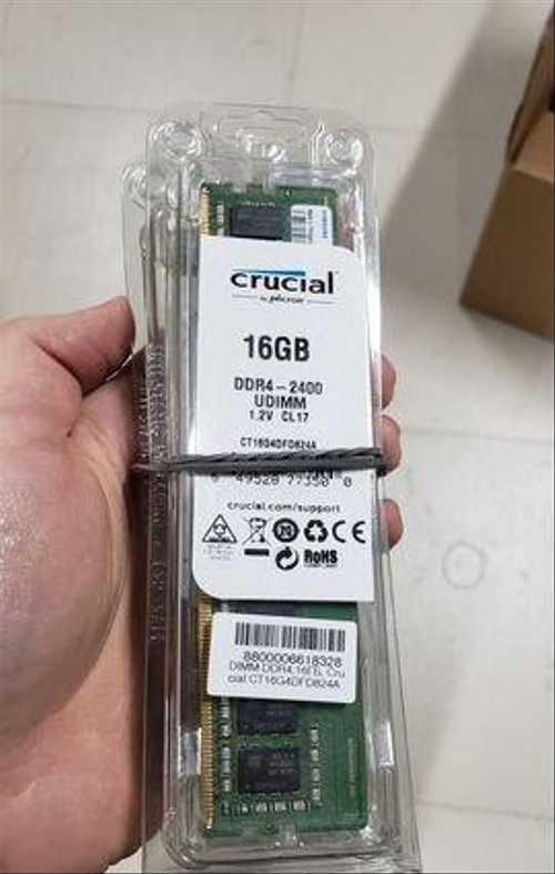 Оперативная память. 16GB Crucial DDR4 2400 купить | Комьютерные ...