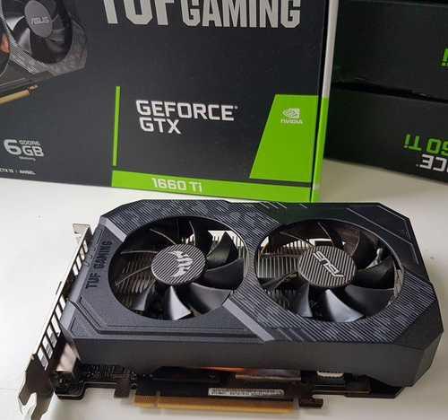 Видеокарты GTX 1660Ti TUF Gaming EVO OC Edition 6G