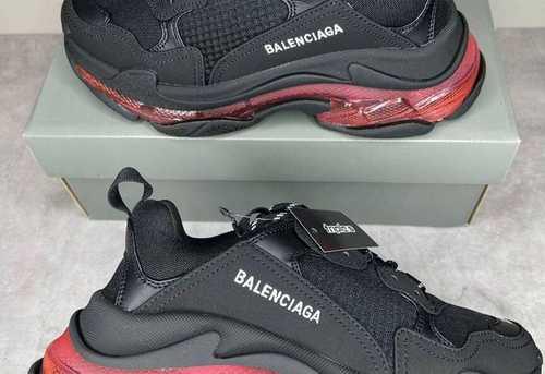 Кроссовки Balenciaga черно-красные