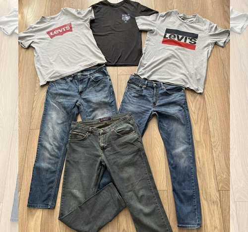 Мужские вещи пакетом Levis 48 50 52 M