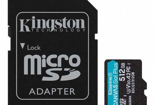 Карта памяти Kingston microsdxc 512GB Canvas Go Pl