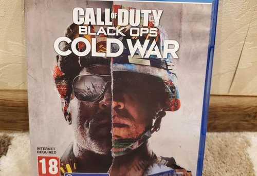 Call of duty black ops cold war ps4 диск