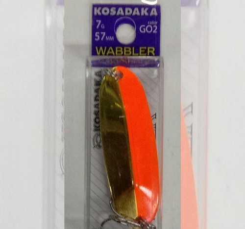Блесна Kosadaka Wabbler W40 GO2