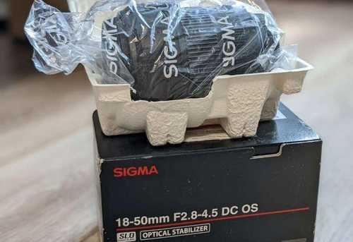Объектив Sigma 18-50mm f2.8-4.5 DC OS для Sigma