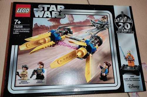 Новый Lego Star Wars 75258 Anakin's Podracer