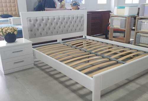 Кровать деревянная двуспальная 160*200
