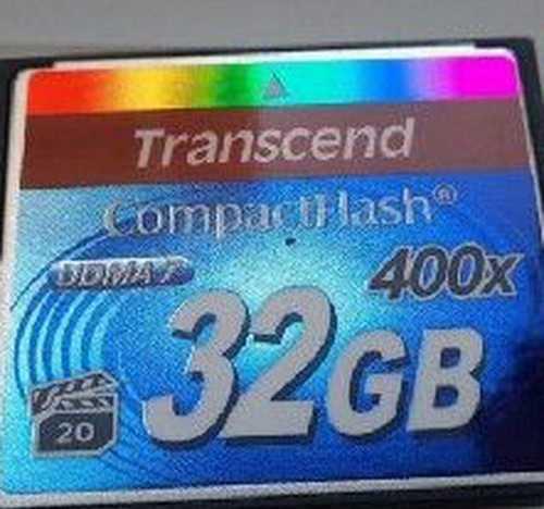 Карта памяти Transcend CF 32GB 400x