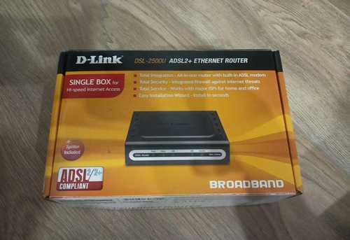 Маршрутизатор D-link DSL-2500U, adsl2+