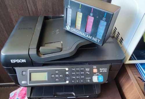 Цветной принтер мфу Epson Workforce WF-2750 с бснп